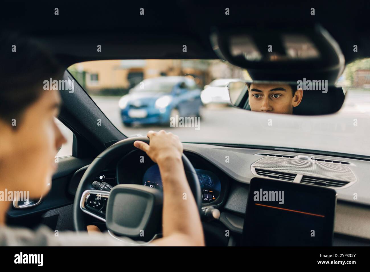 Cars interior seen through rear hi-res stock photography and images - Alamy