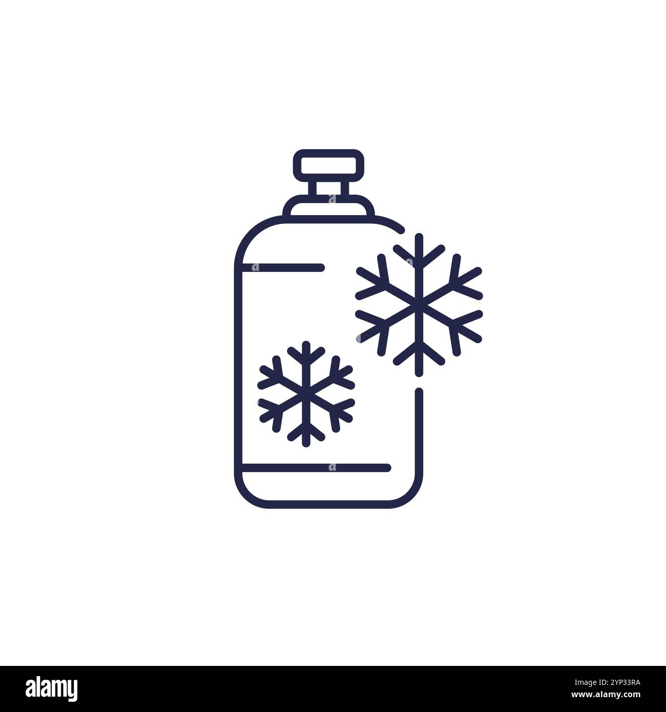 freon line icon, refrigerant gas tank vector Stock Vector Image & Art ...