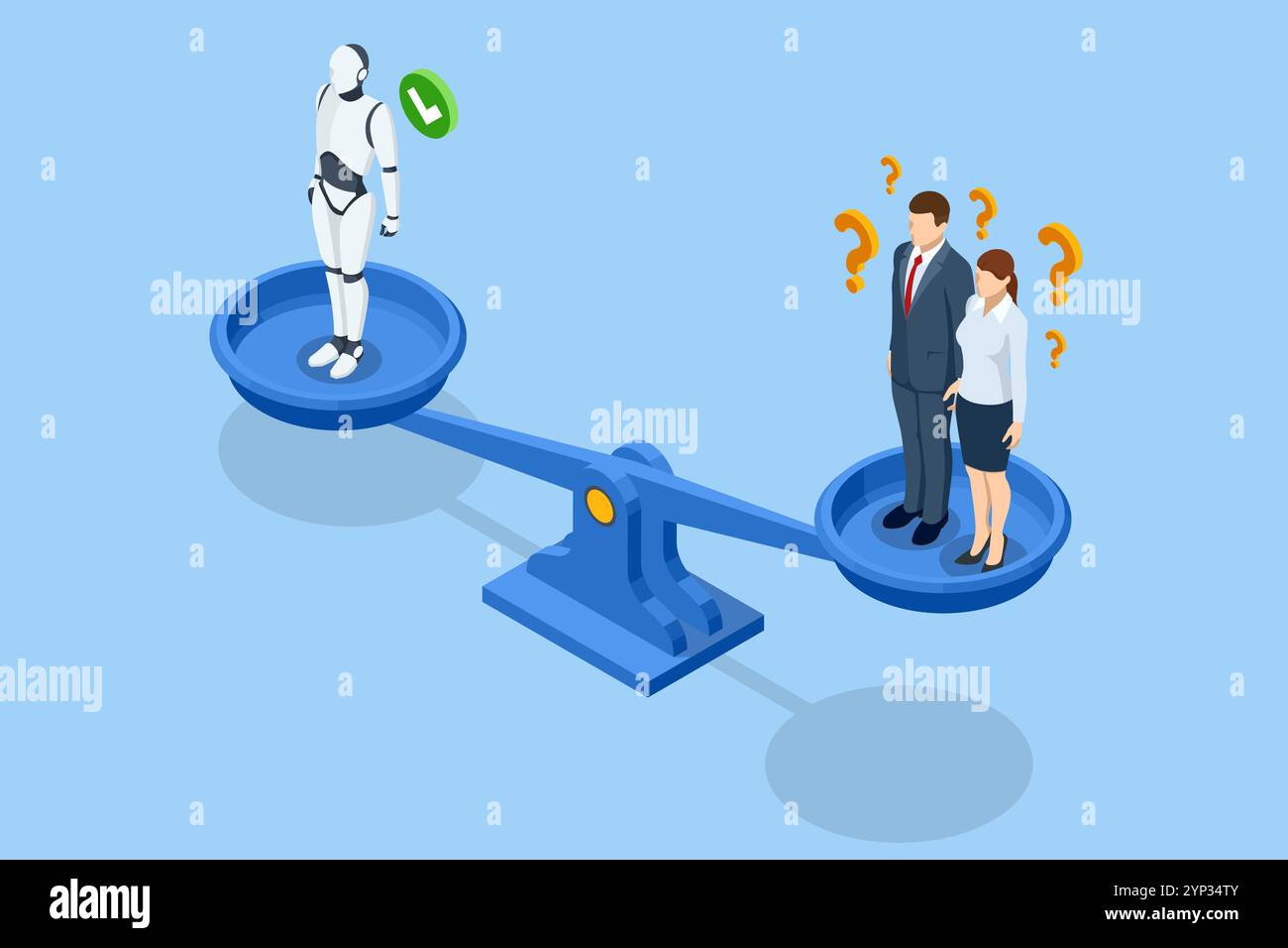 Isometric Robots excel at data processing and business analysis ...
