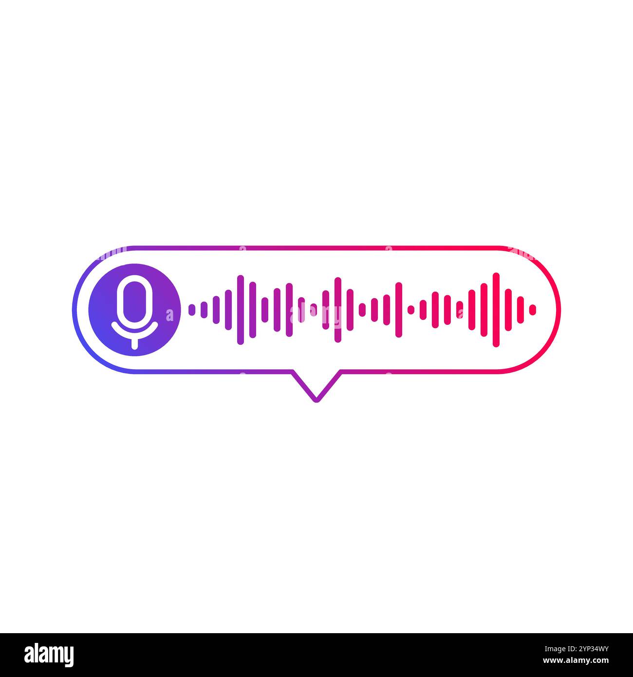 Voice note chat Stock Vector Images - Alamy
