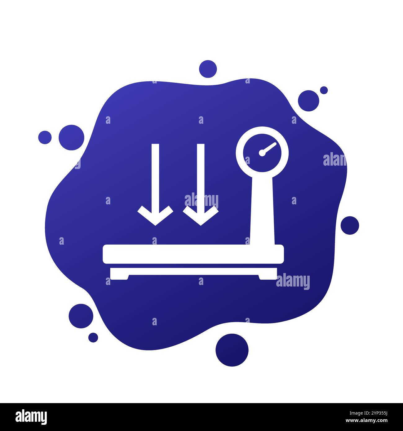 platform scales icon, weight machine vector Stock Vector Image & Art ...