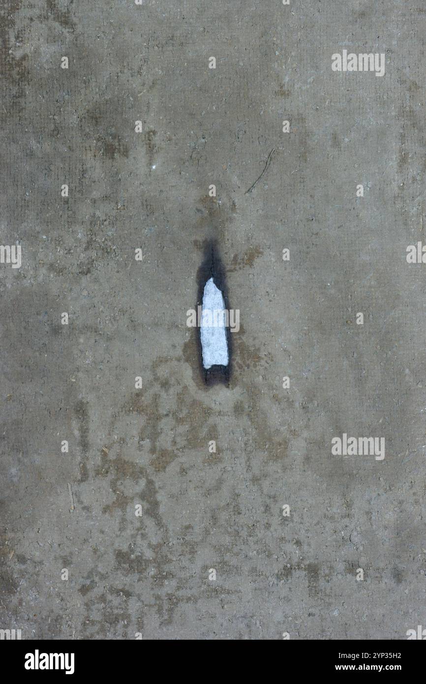 restoration and conservation of a very old canvas, restoration of a ...