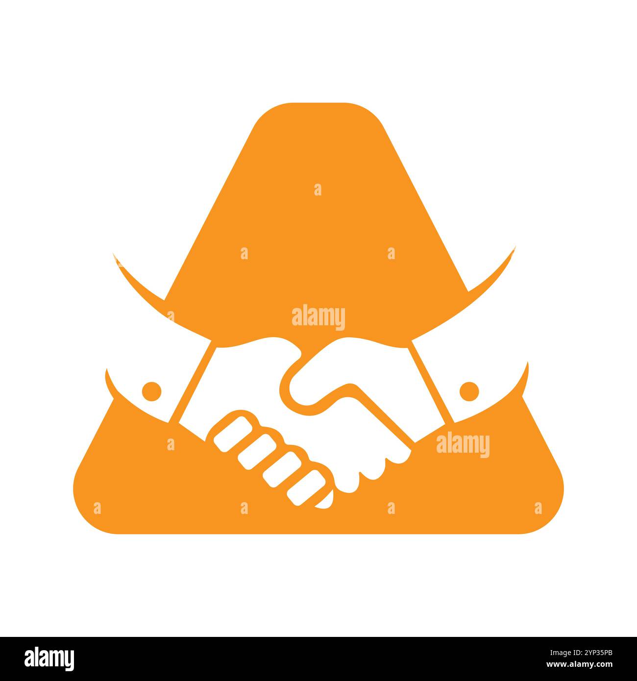 Initial Letter A Agreement Logo Concept With Handshake Icon Vector ...