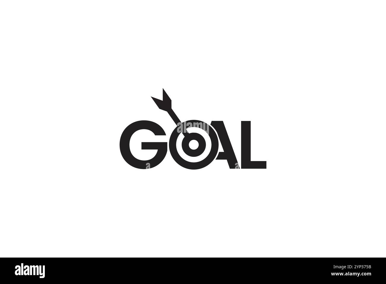 Creative Goal Logo design vector illustrator Stock Vector Image & Art ...