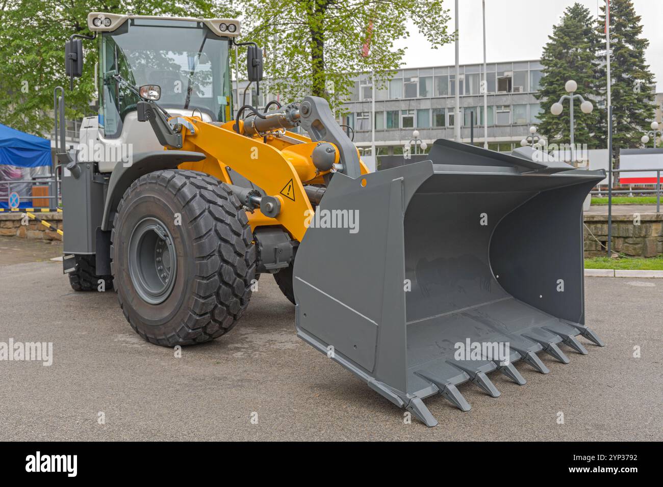 Big Bucket Loader Heavy Equipment Machine Construction Site Stock Photo ...