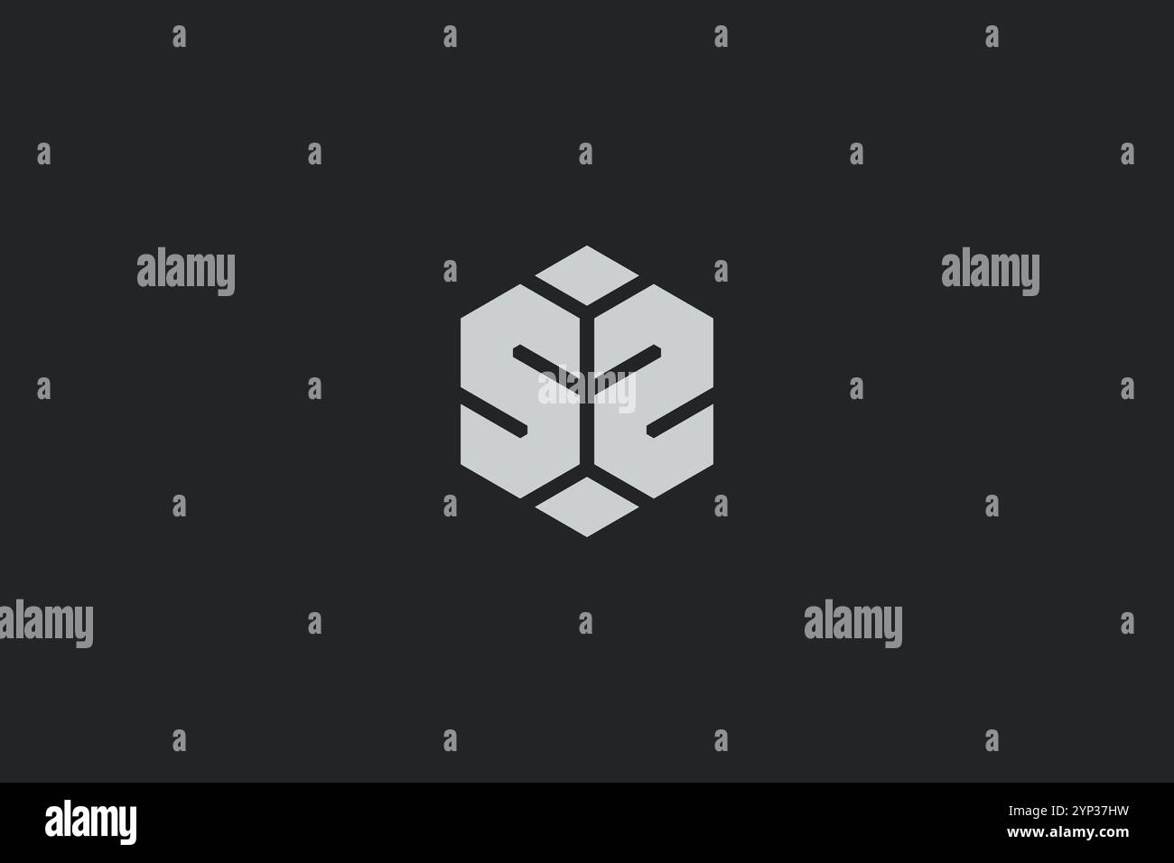 Initial ss vector vectors hi-res stock photography and images - Alamy