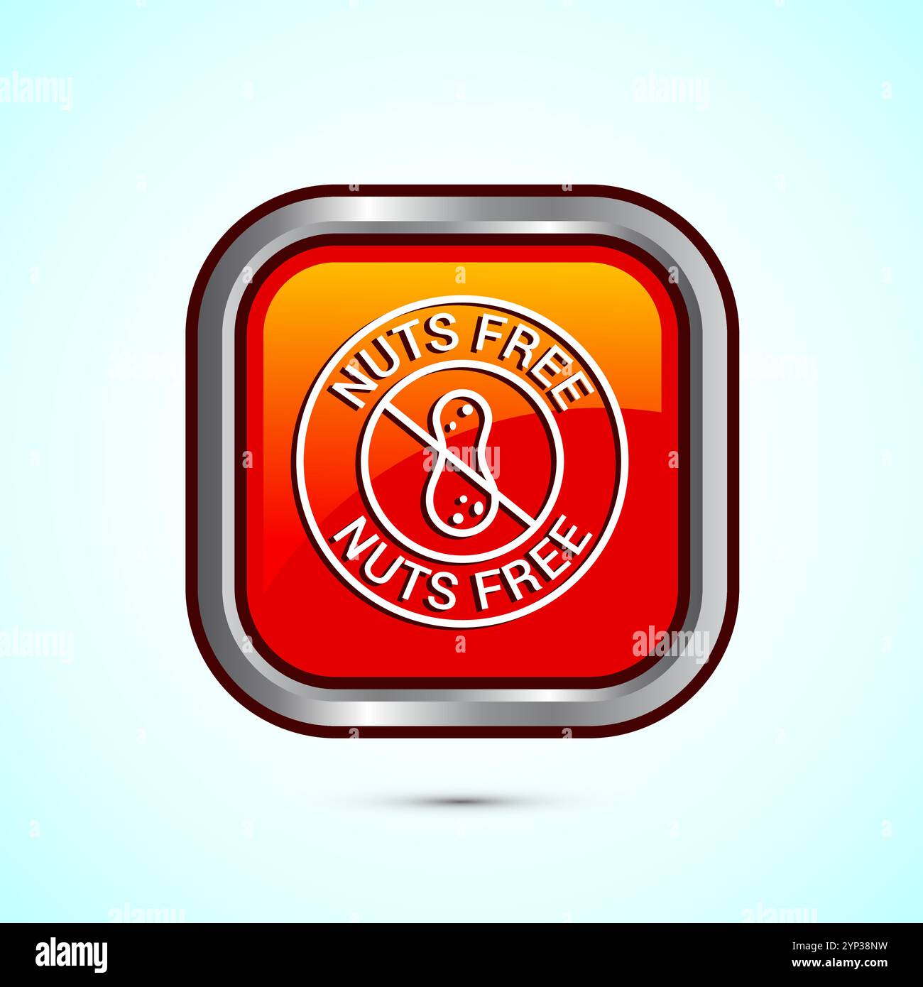 No peanuts Stock Vector Images - Alamy