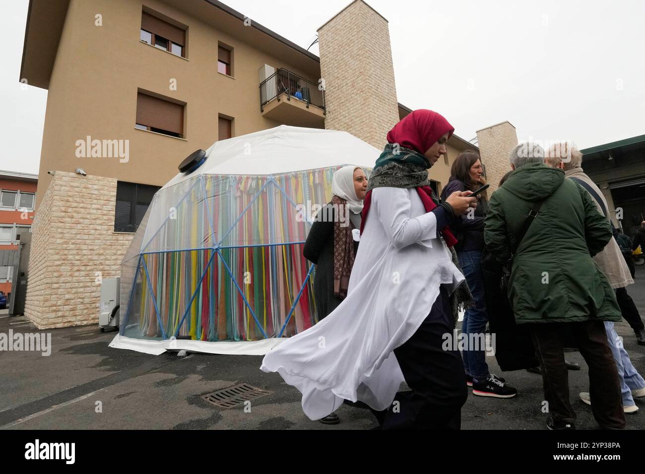 An outside view of the unveiled audio library for emotional refreshment ...