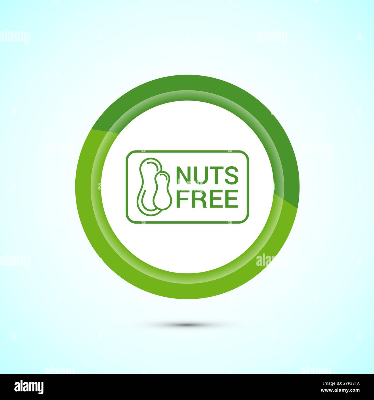 Nut safe logo Stock Vector Images - Alamy