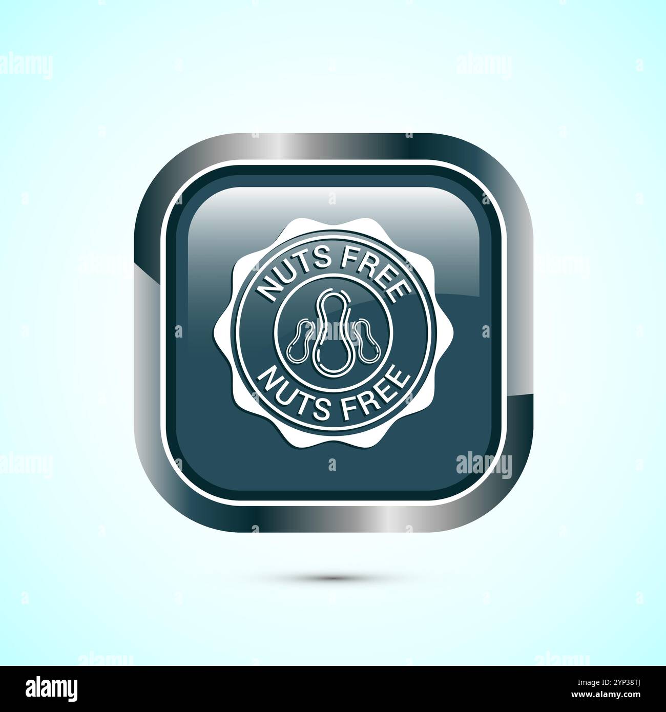 Nut safe logo Stock Vector Images - Alamy