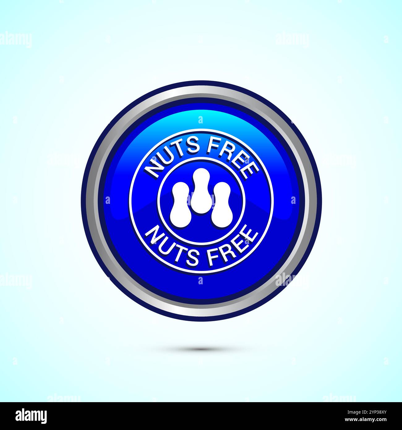 Nut safe logo Stock Vector Images - Alamy