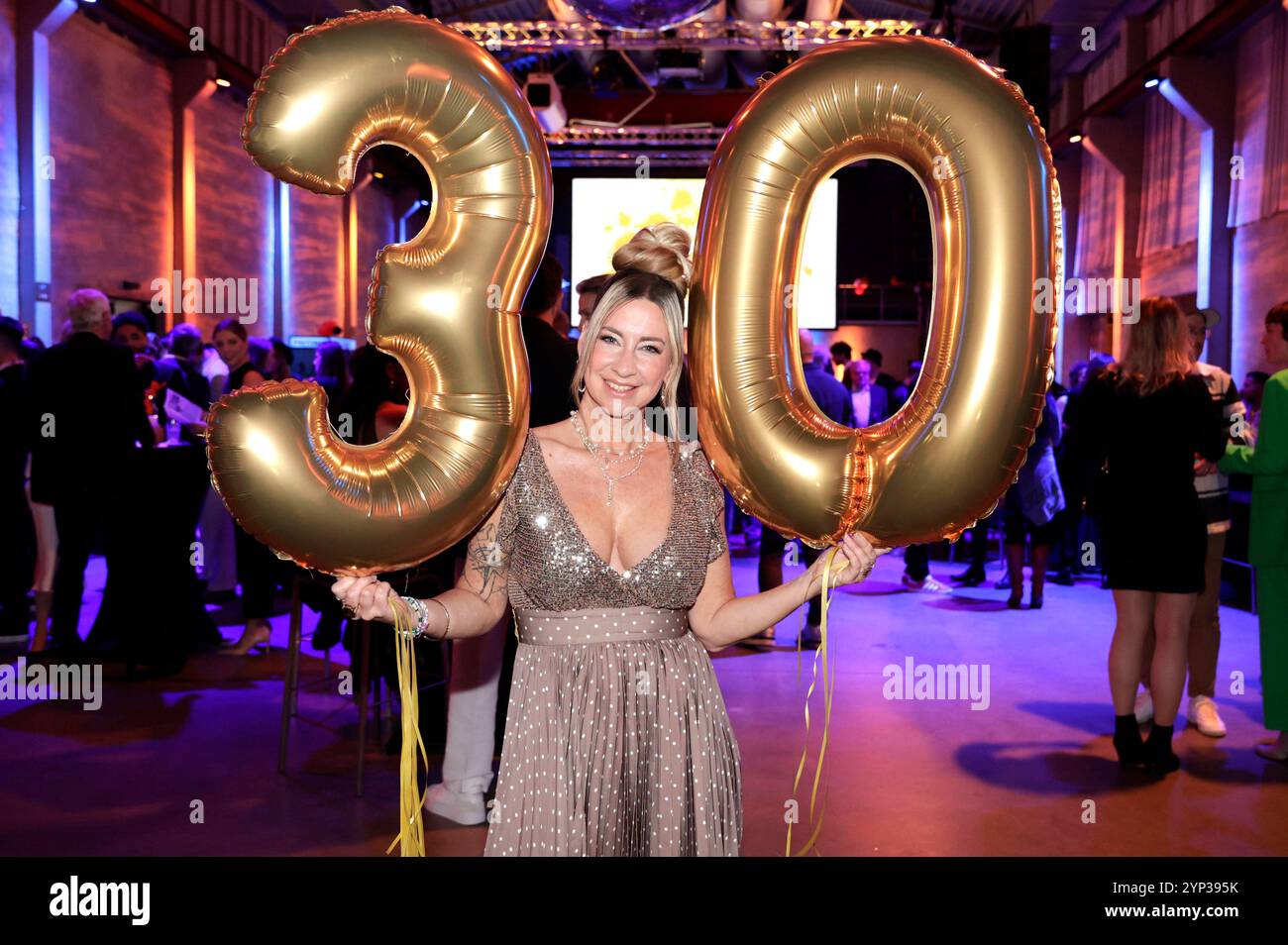 Isabell Hertel bei der Jubiläumsgala zu 30 Jahre RTL-Daily Unter uns in ...