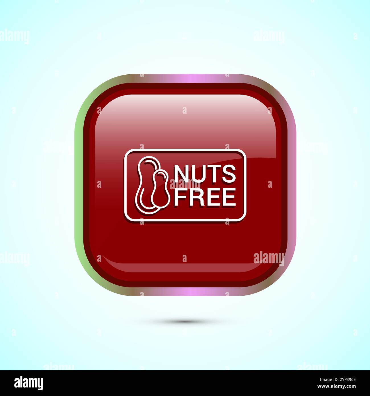 Nut safe logo Stock Vector Images - Alamy