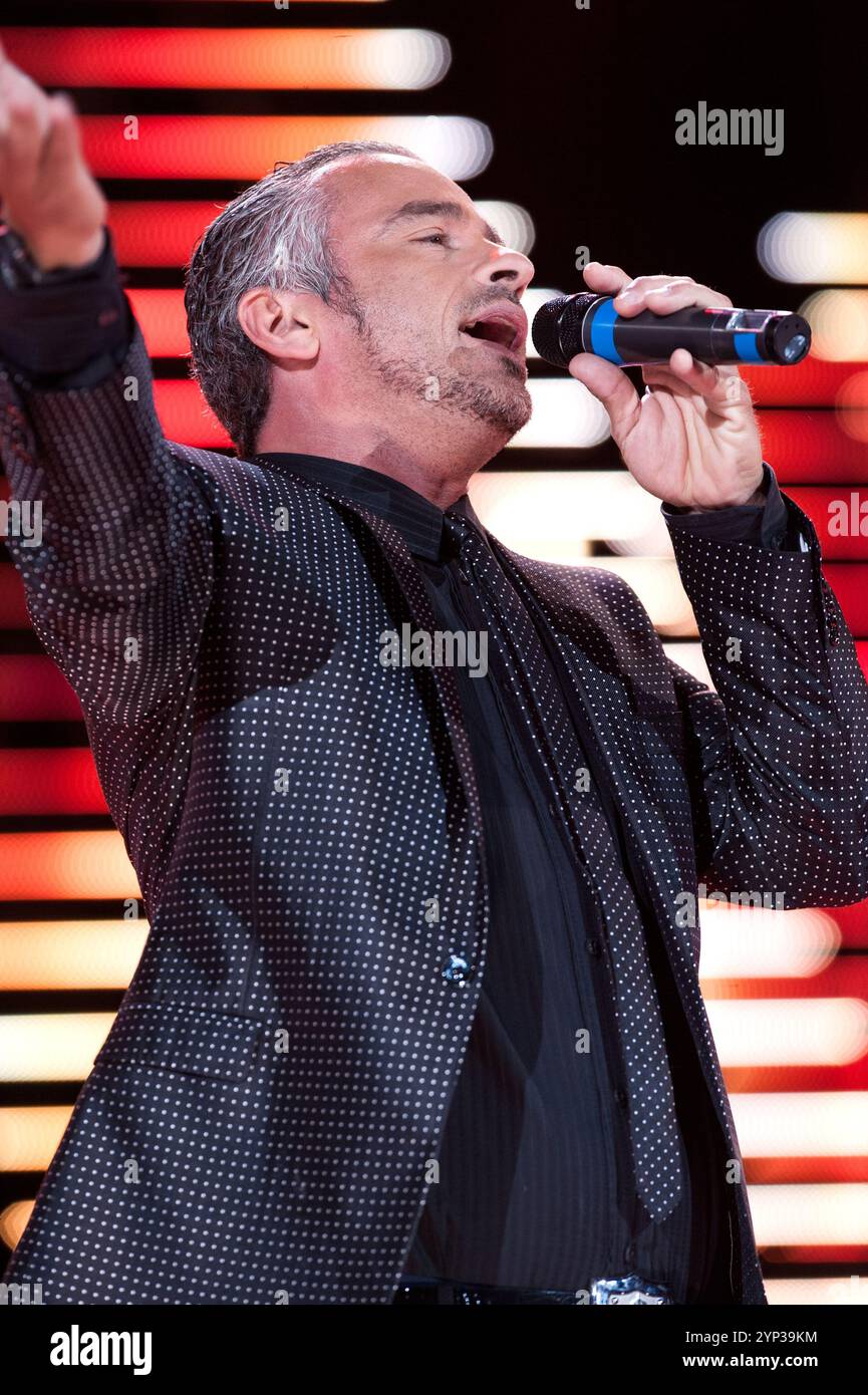 Milan Italy 07/06/2009 : Eros Ramazzotti,Italian singer, during the ...