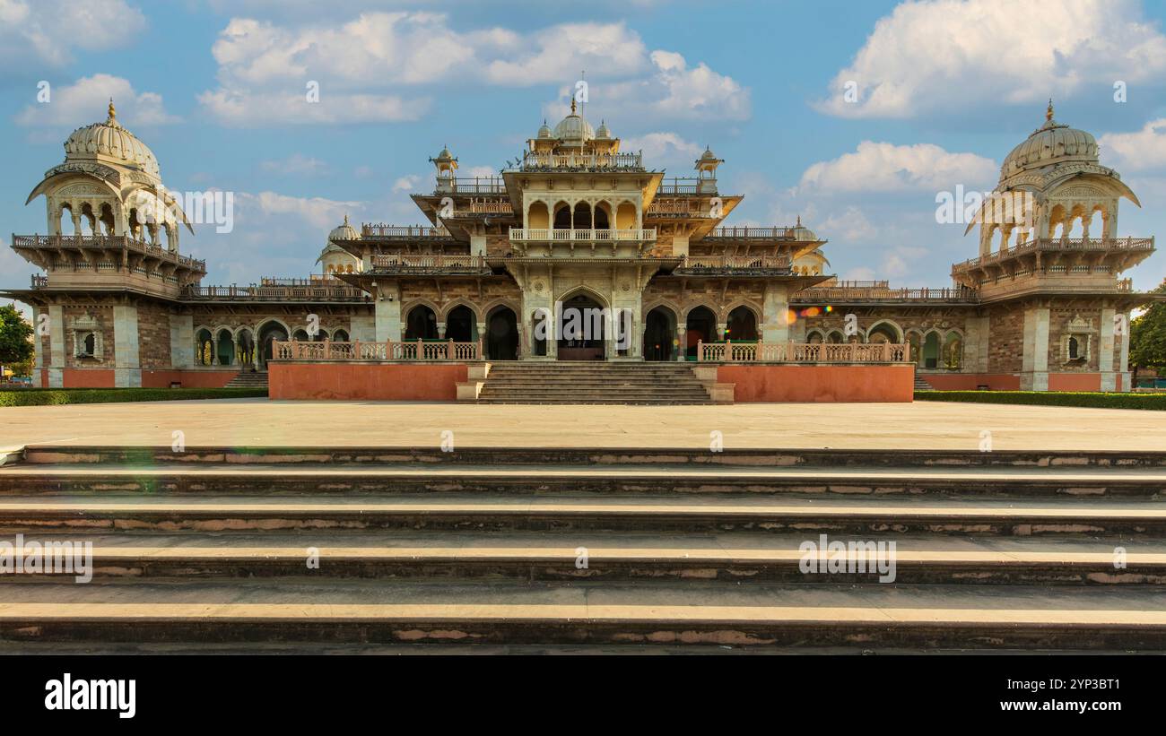 The Albert Hall Museum in Jaipur is a stunning example of Indo ...