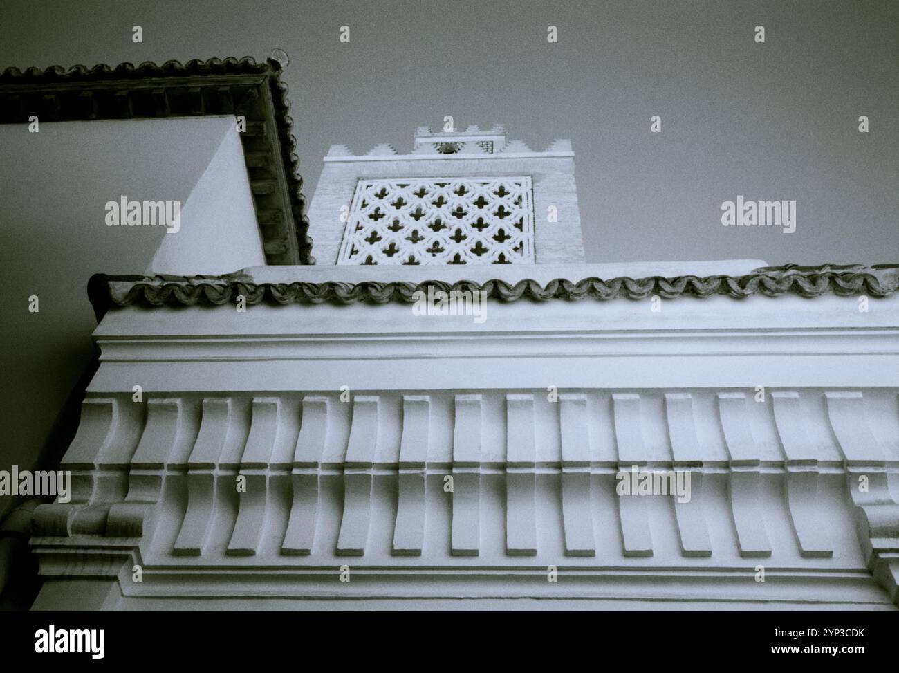 The beautiful Ben Salah Mosque minaret in the medina of the old city of ...