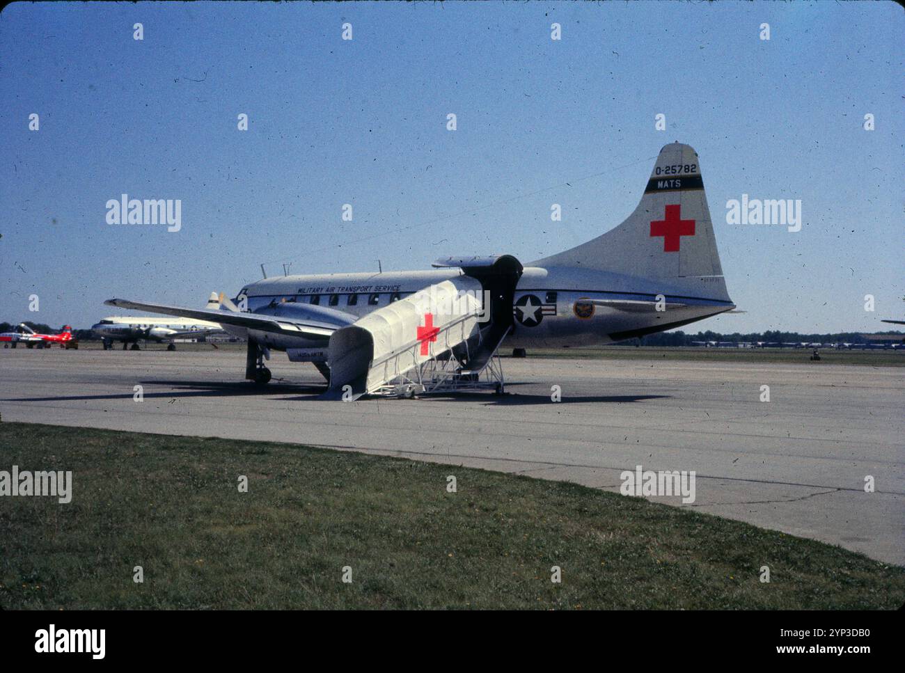 A Convair C-131 Samaritan medical evacuation aircraft from the 11th ...