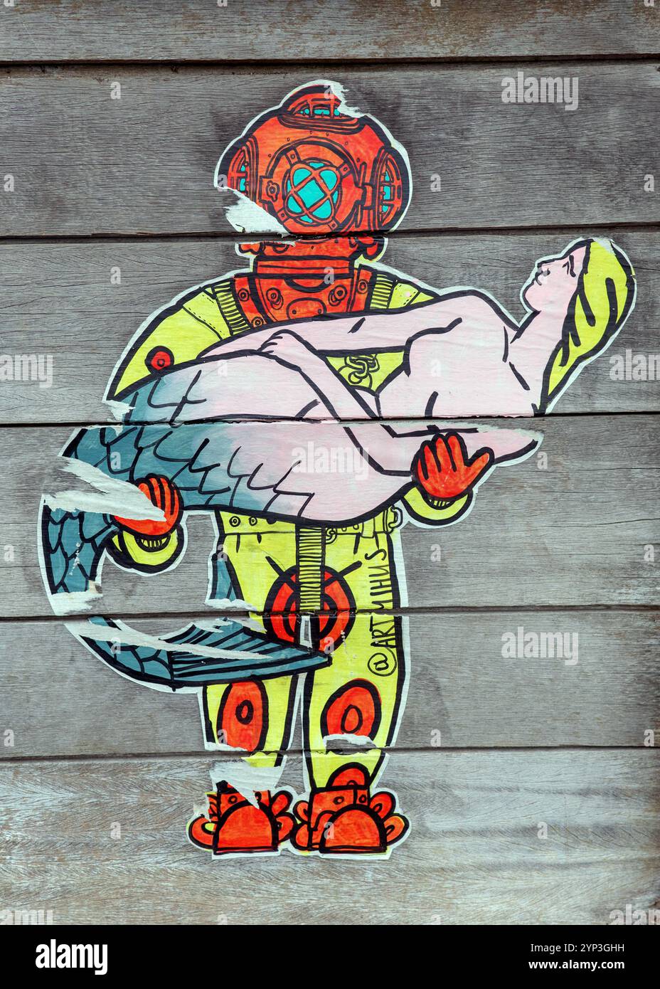 Cartoon little mermaid hi-res stock photography and images - Alamy