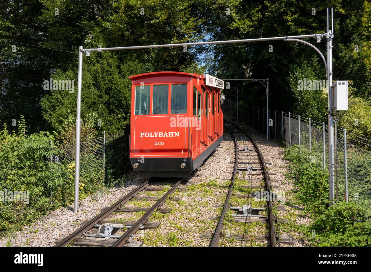 The Polybahn funicular railway in Zurich, Switzerland Stock Photo - Alamy