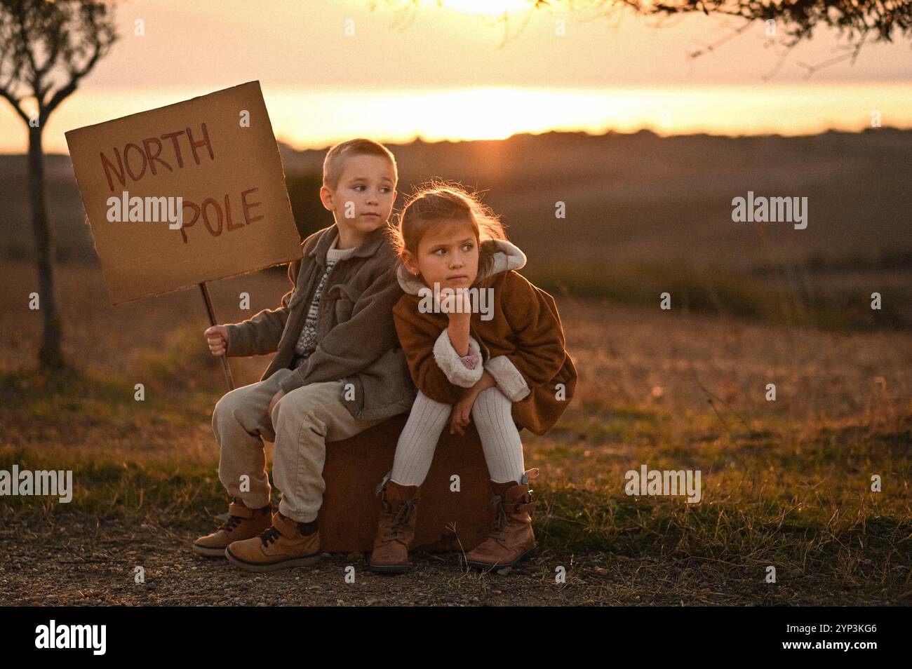Sunset on north pole hi-res stock photography and images - Alamy