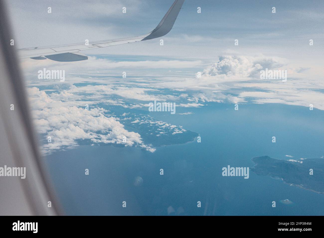 Aerial view of an island in the Philippines South East Asia Stock Photo ...