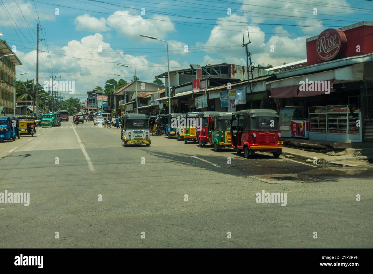 Tricycles in the Philippines which is a common mode of transportation ...