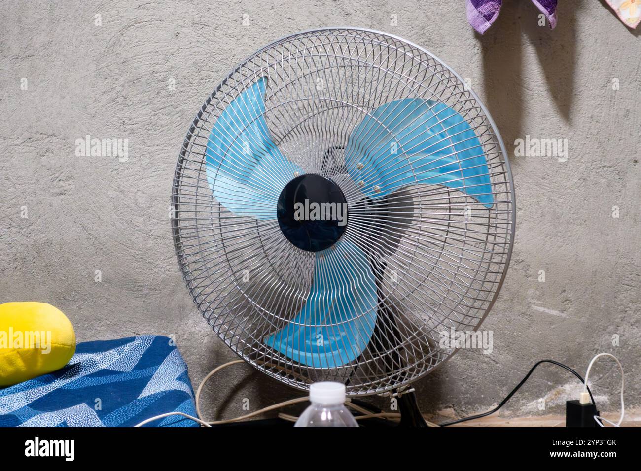 Electric Fan ready for the summer heat in the Philippines Stock Photo ...