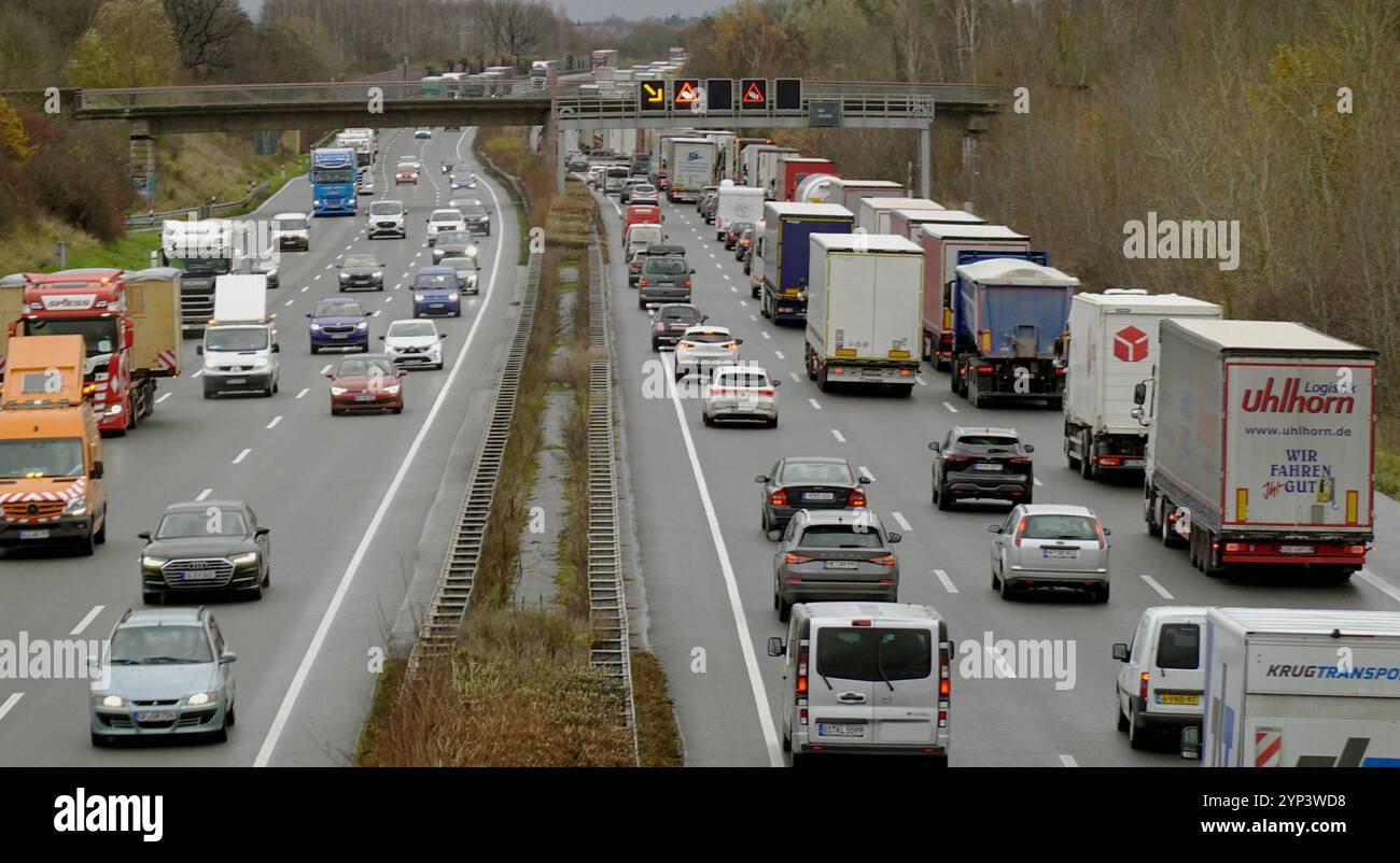 Stau A2 Richtung Berlin