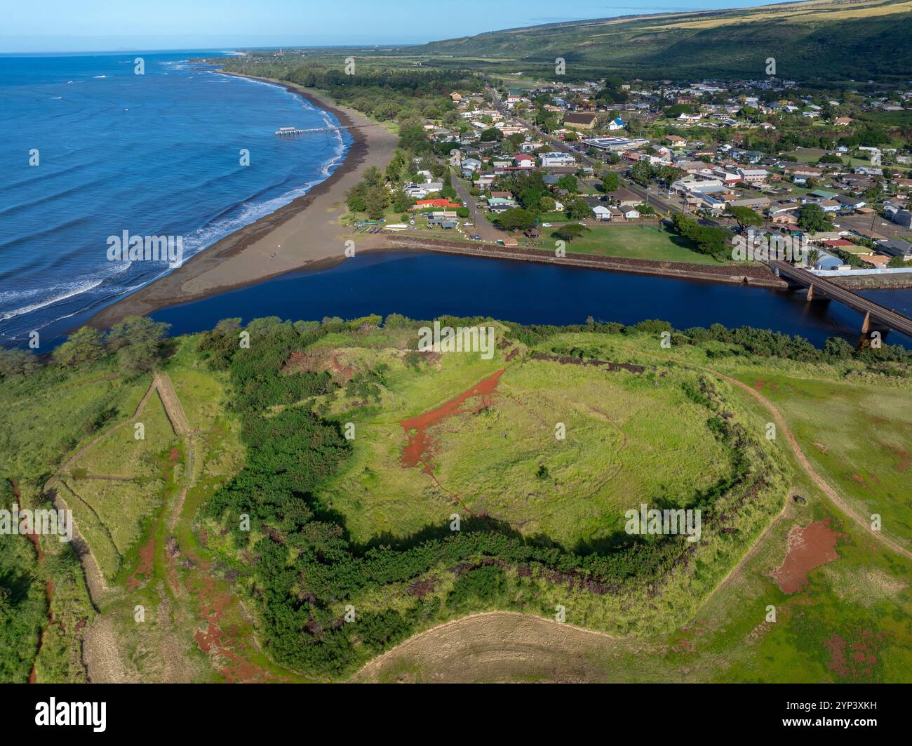 Aerial russian fort waimea kauai hi-res stock photography and images ...