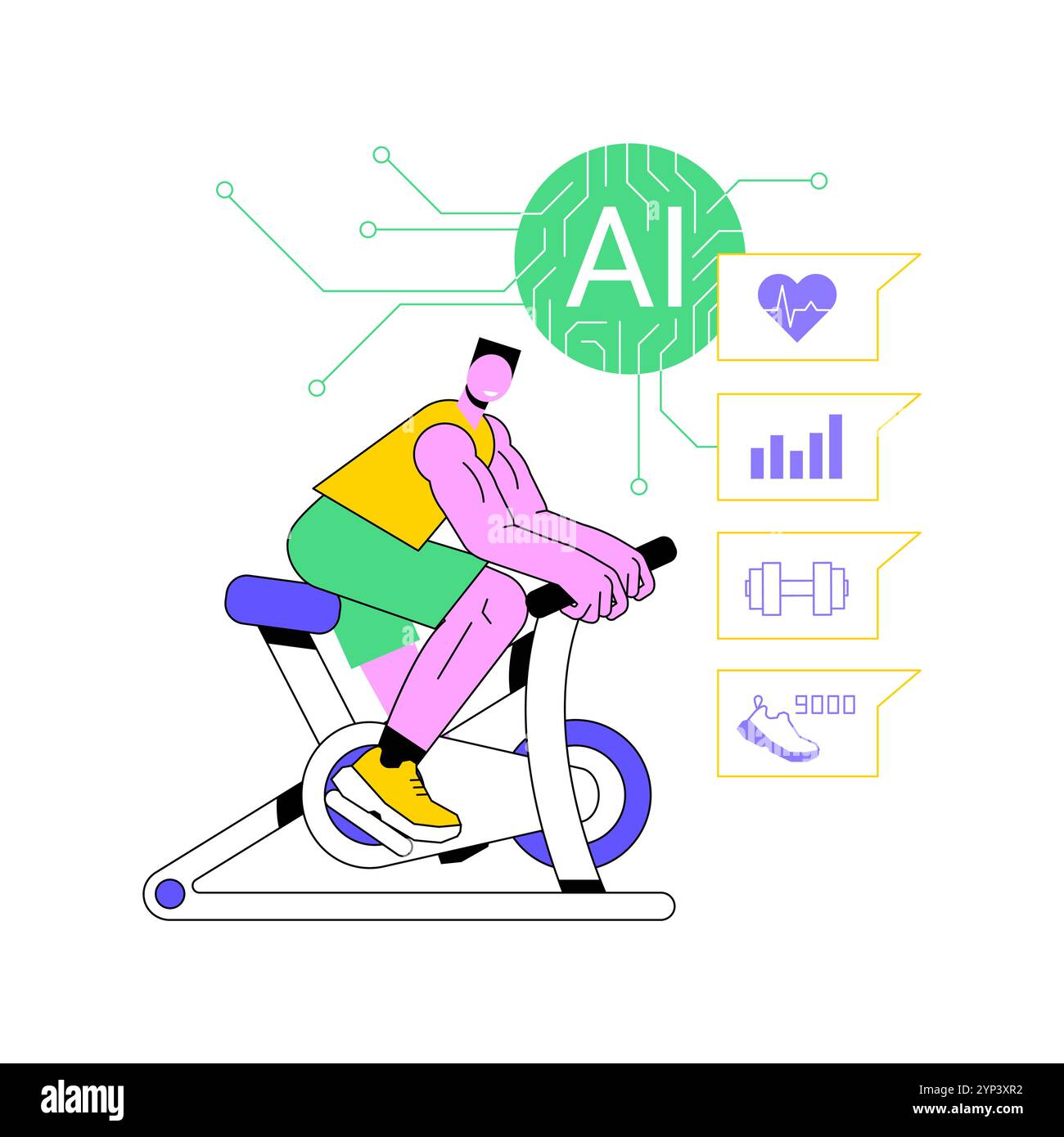 AI-Supported Equipment Design abstract concept vector illustration ...