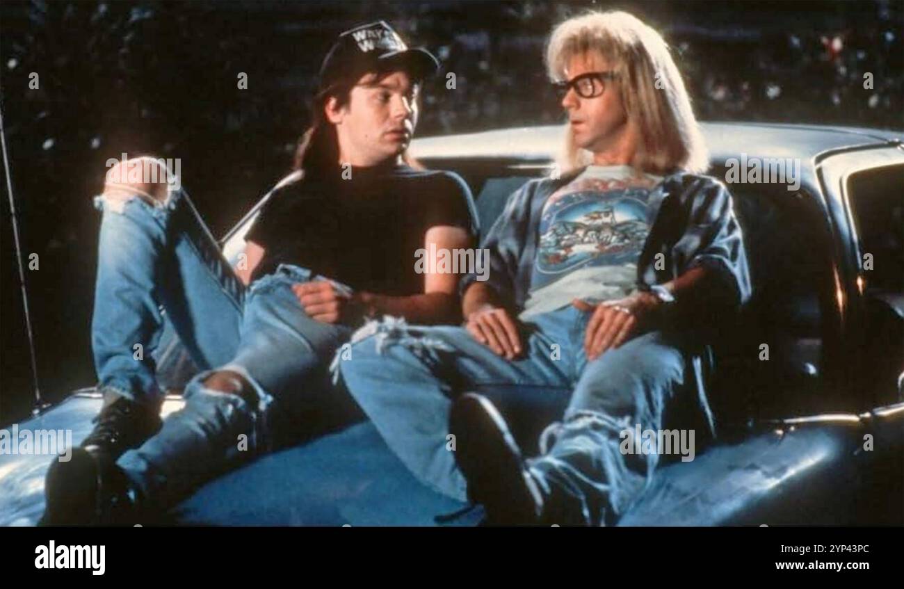WAYNE'S WORLD 1992 Paramount Pictures film with Mike Myers as Wayne ...