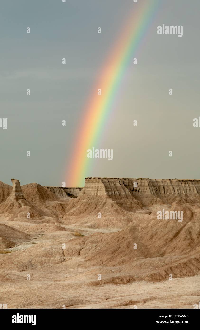 Badlands rainbow national park hi-res stock photography and images - Alamy