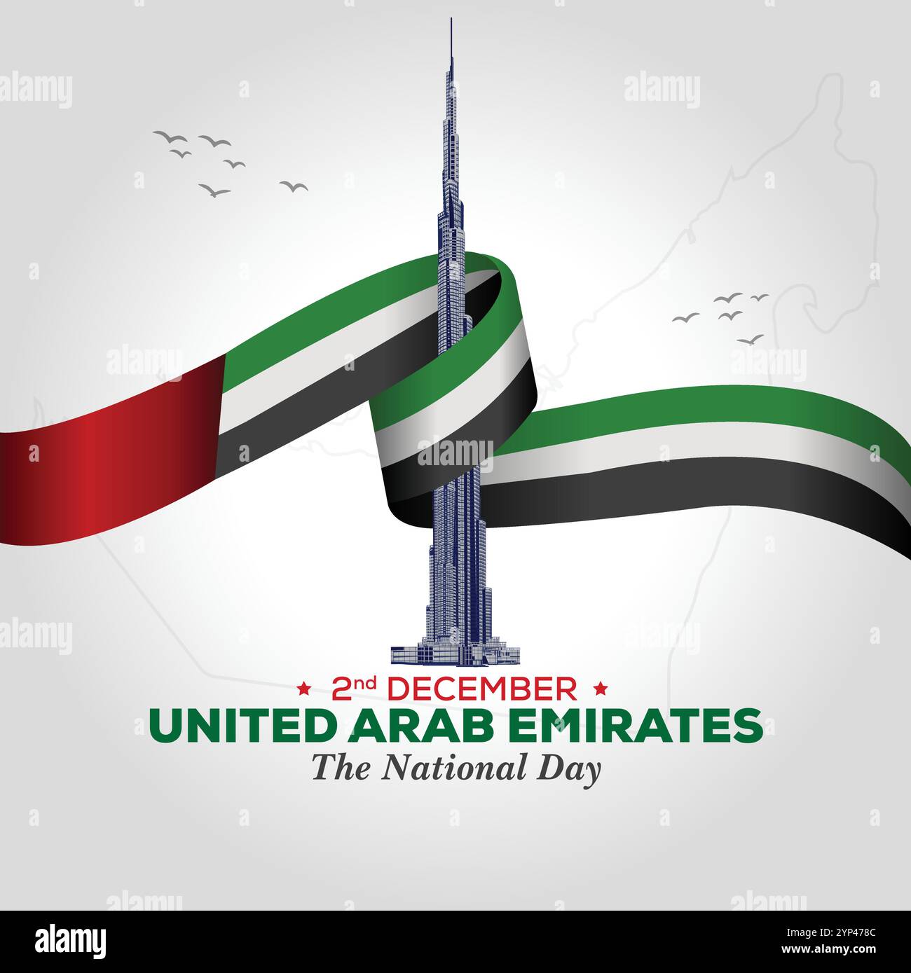 UAE United Arab Emirates Happy National Day 2nd December Celebration ...