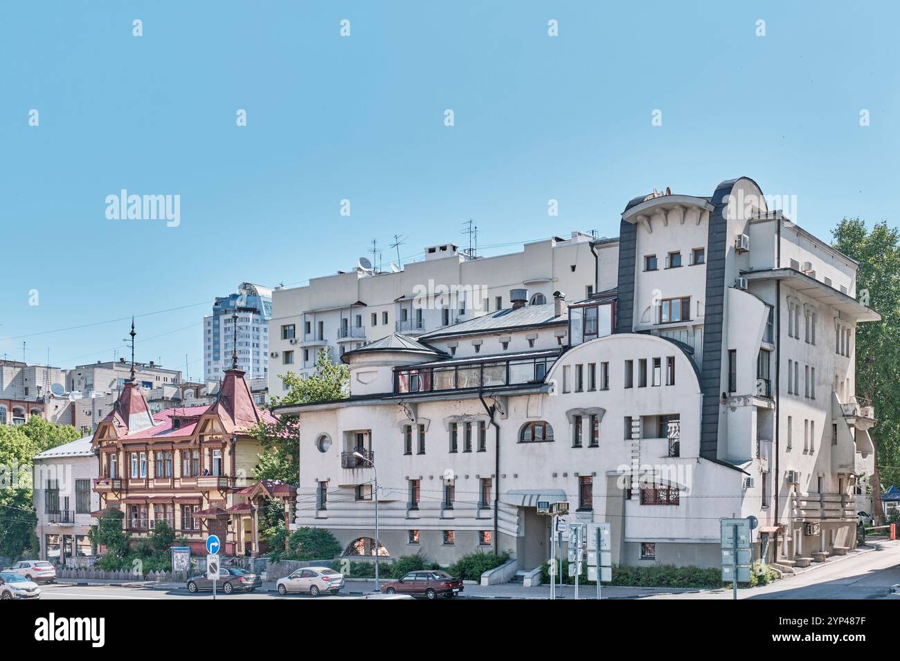 Samara, Russia - June 9, 2024: The Mukha House, stylized in the Art ...