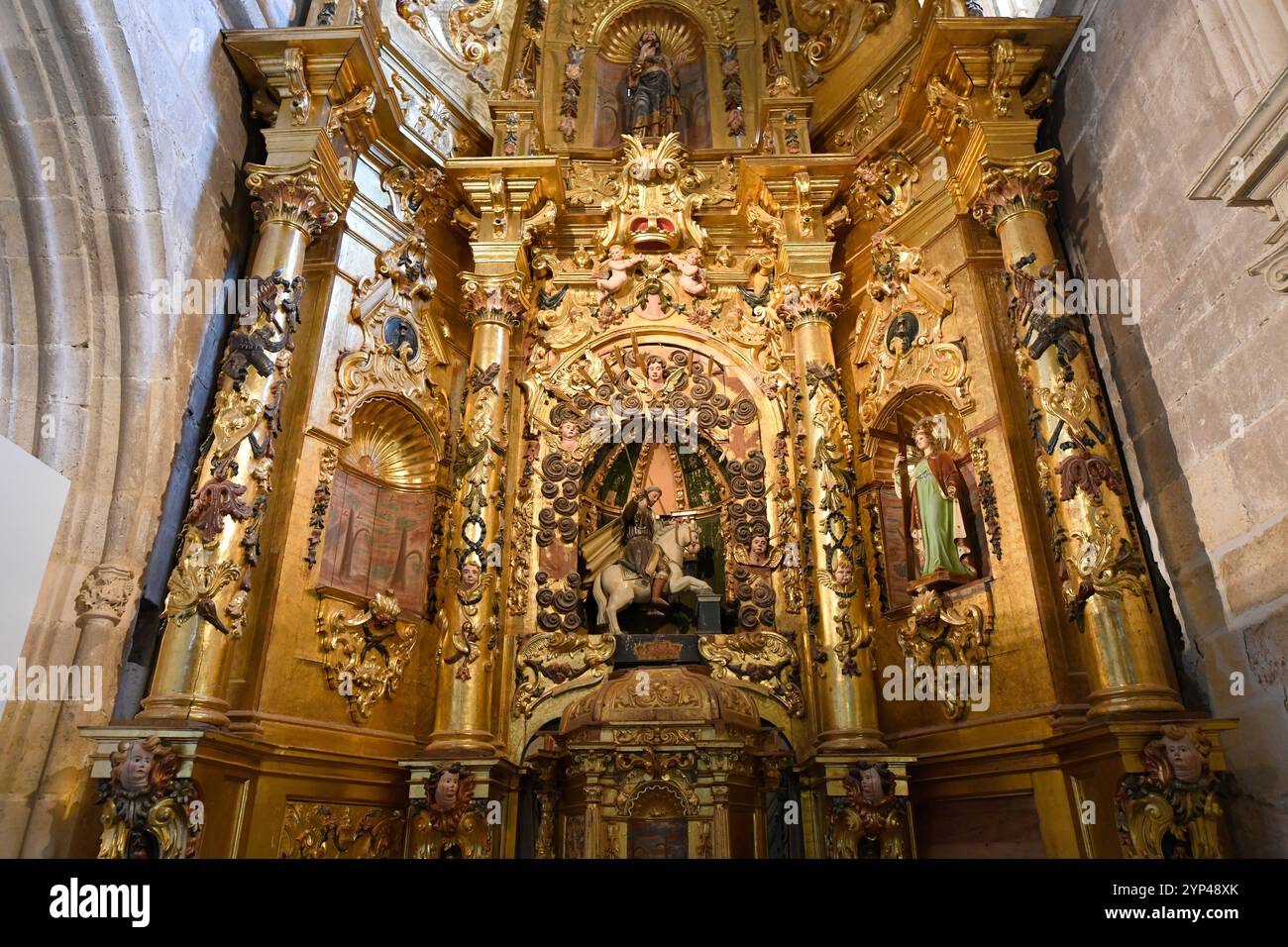 Aranda de Duero, San Juan church (gothic, 14-15th century), currently ...