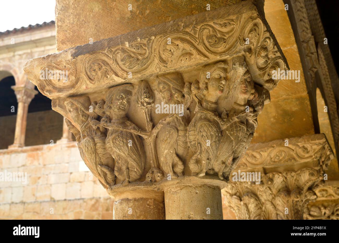 Santo Domingo de Silos Monastery. Romanesque cloister (11-12th century ...