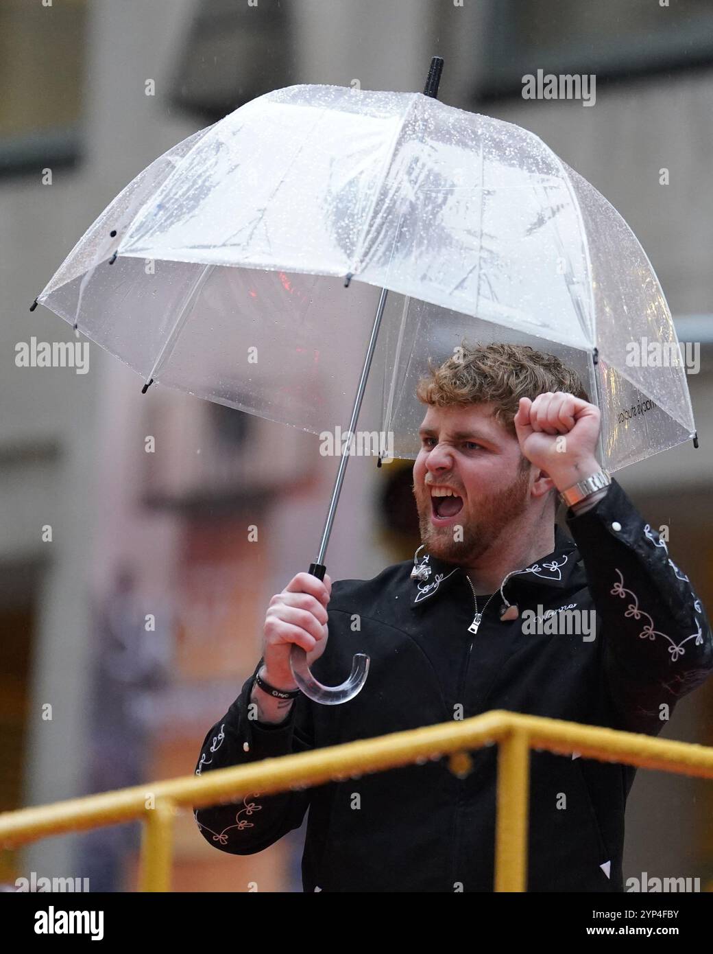 Alex Warren out and about for Macy's Thanksgiving Day Parade, Midtown ...
