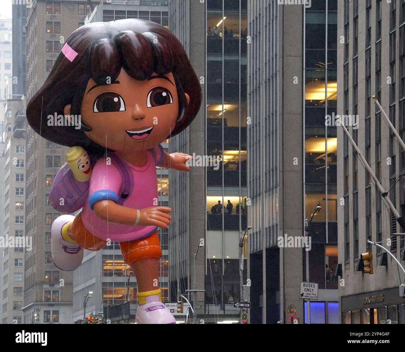 Dora the Explorer, balloon out and about for Macy's Thanksgiving Day ...