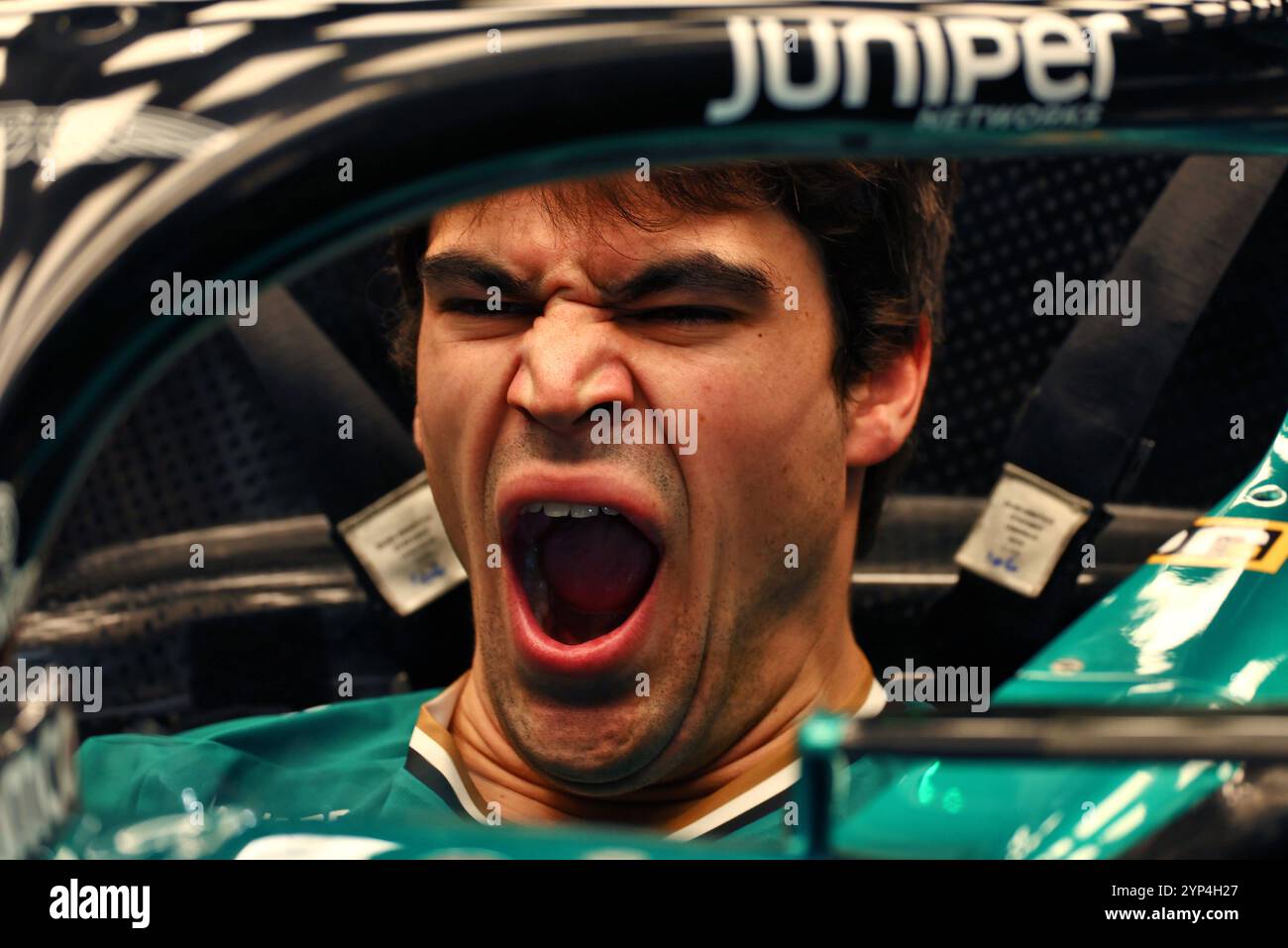 Doha, Qatar. 28th Nov, 2024. Lance Stroll (CDN) Aston Martin F1 Team ...