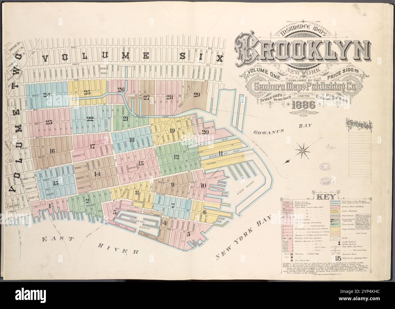 Insurance maps of the borough of Brooklyn city of New York. V.1 ...