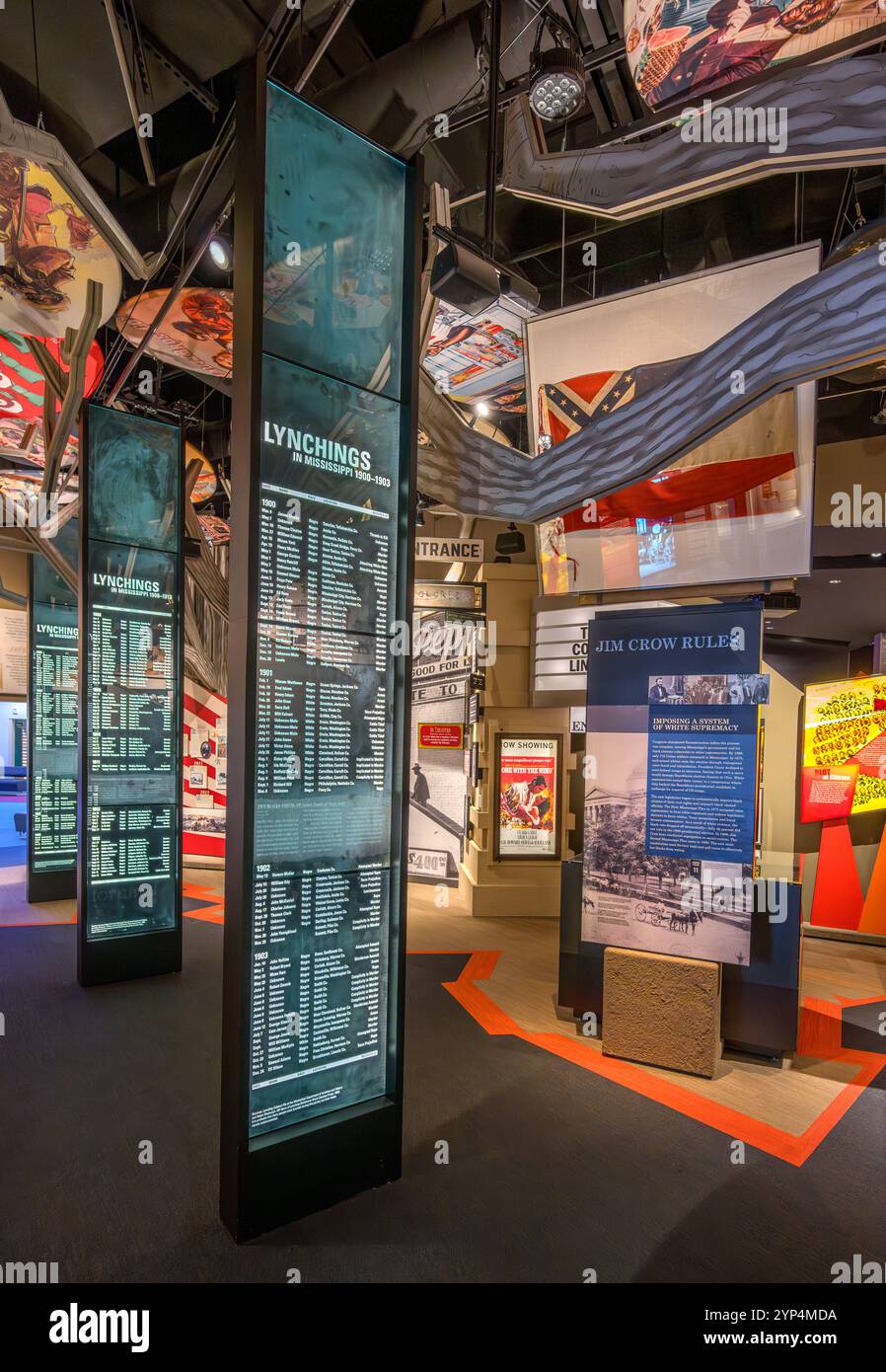 Interior of Mississippi Civil Rights Museum, Jackson, Mississippi, USA ...