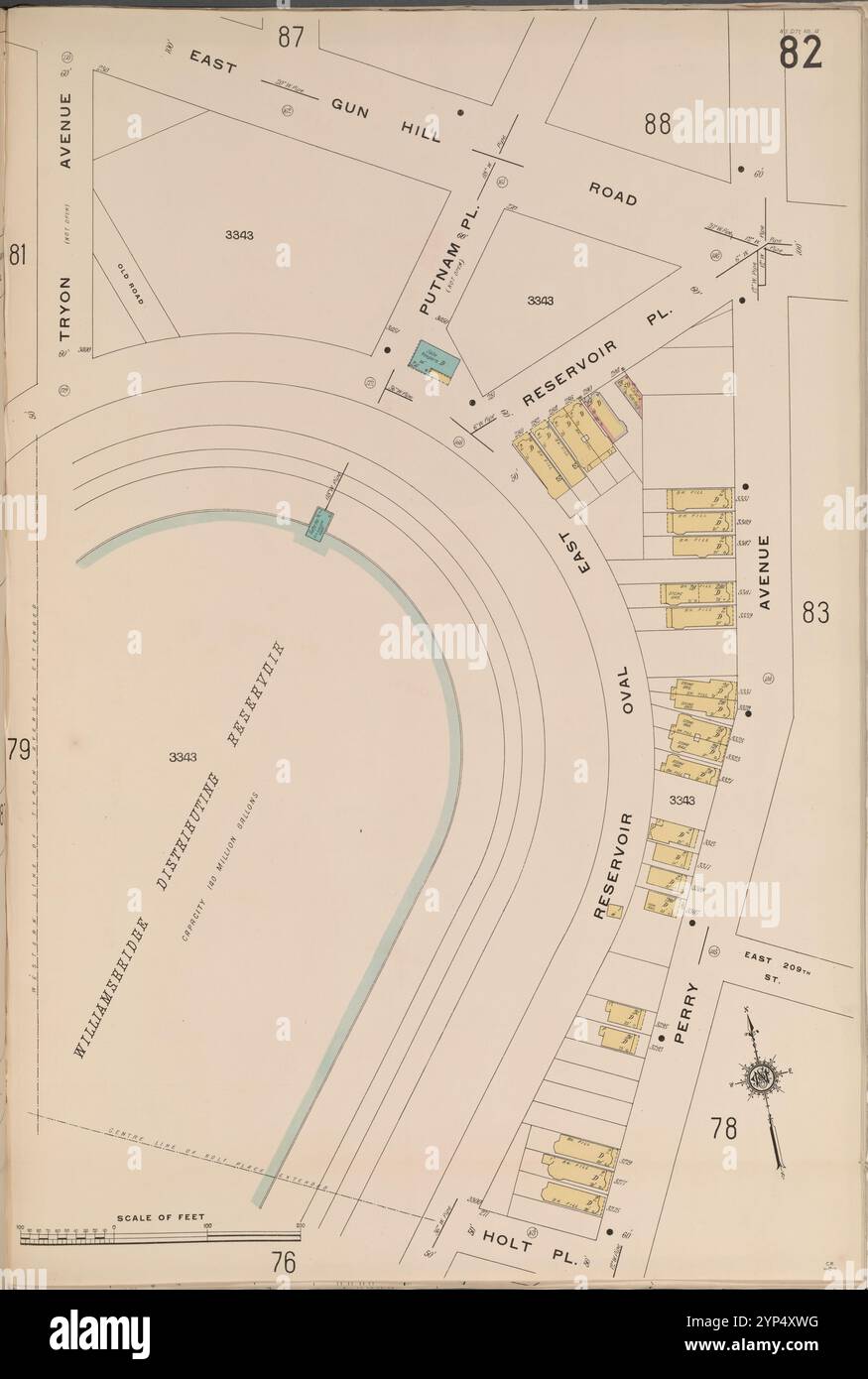 Map of tryon hi-res stock photography and images - Alamy