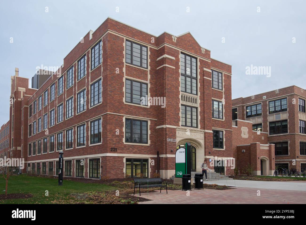 GRAND FORKS, ND, USA, NOVEMBER 18, 2024:O'Kelly Hall at the University ...