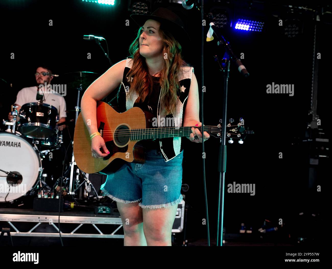 Amy Moore preforming at Wychwood Music Festival 2024, Cheltenham ...