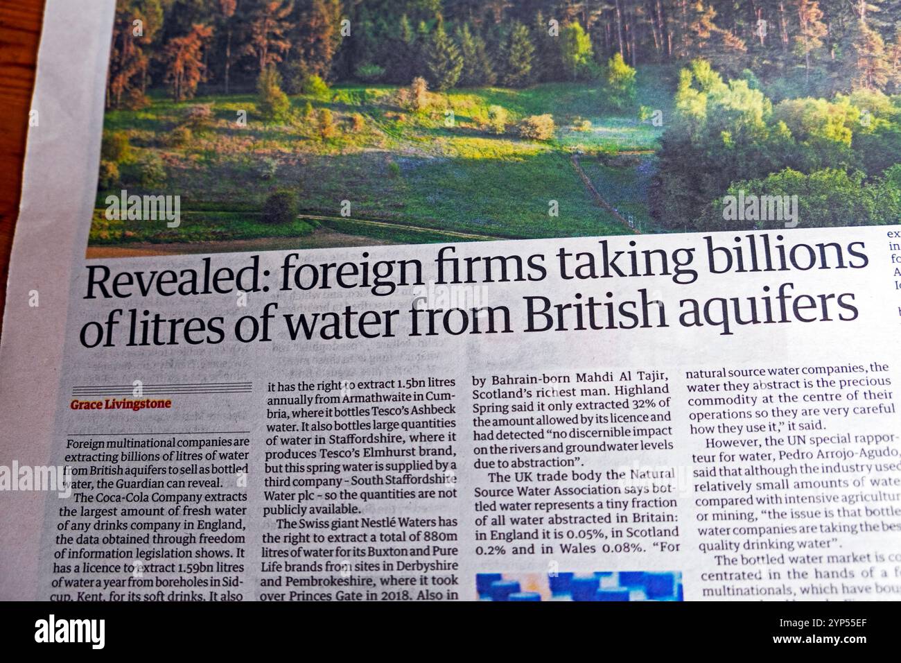 'Revealed: foreign firms taking billions of litres of water from ...
