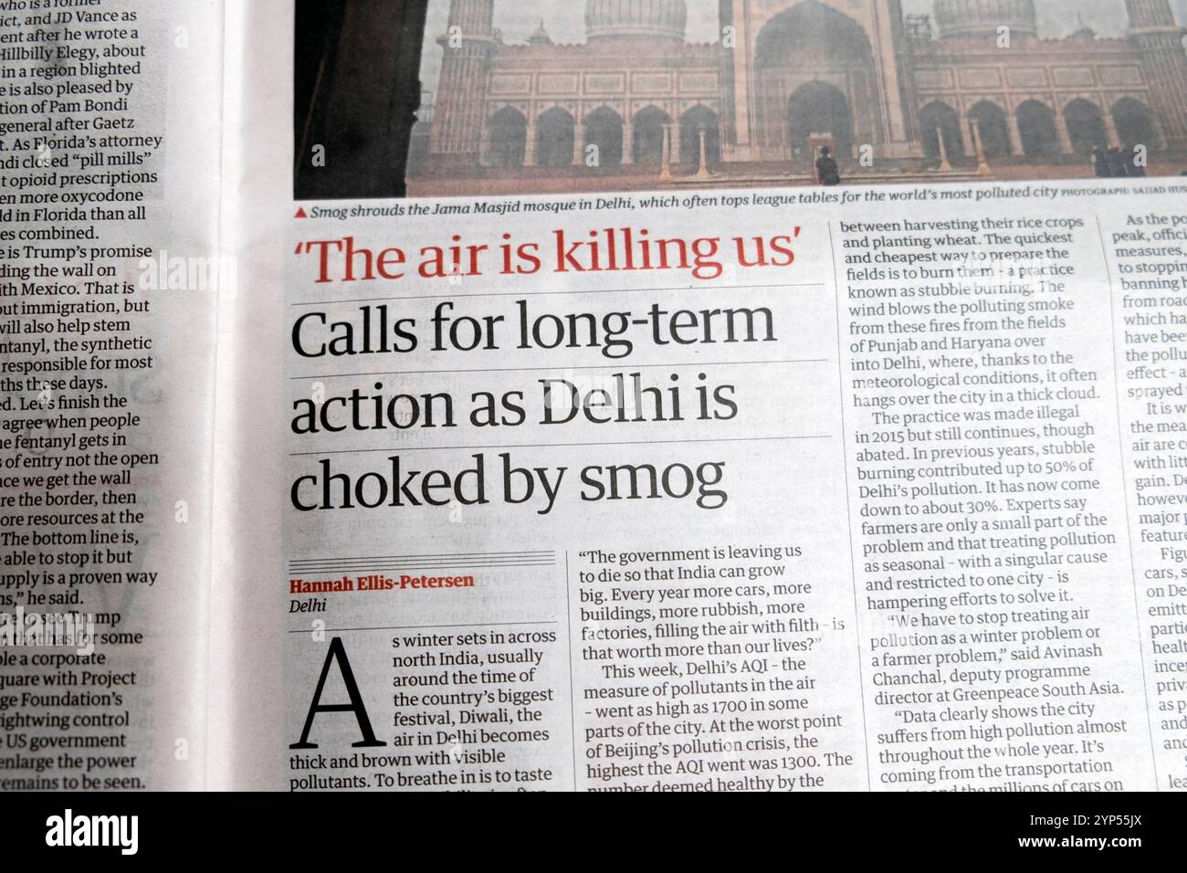 'The air is killing us' Calls for long-term action as Delhi is choked ...