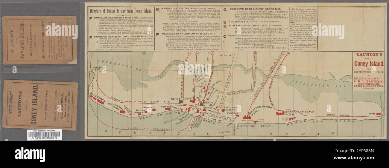 Tauntons map hi-res stock photography and images - Alamy
