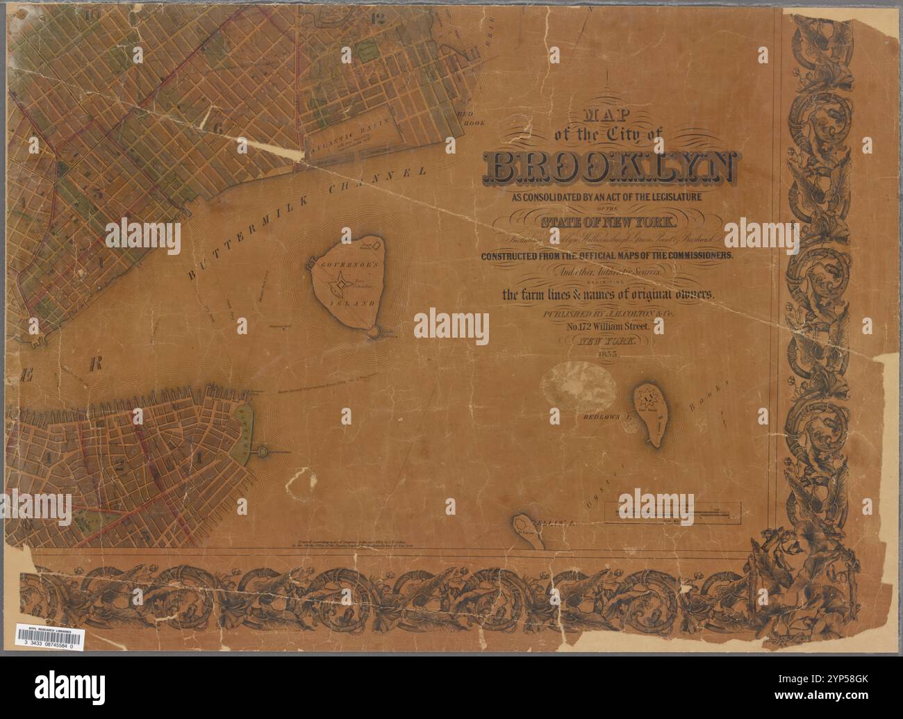 Map of the City of Brooklyn as consolidated by an act of the ...