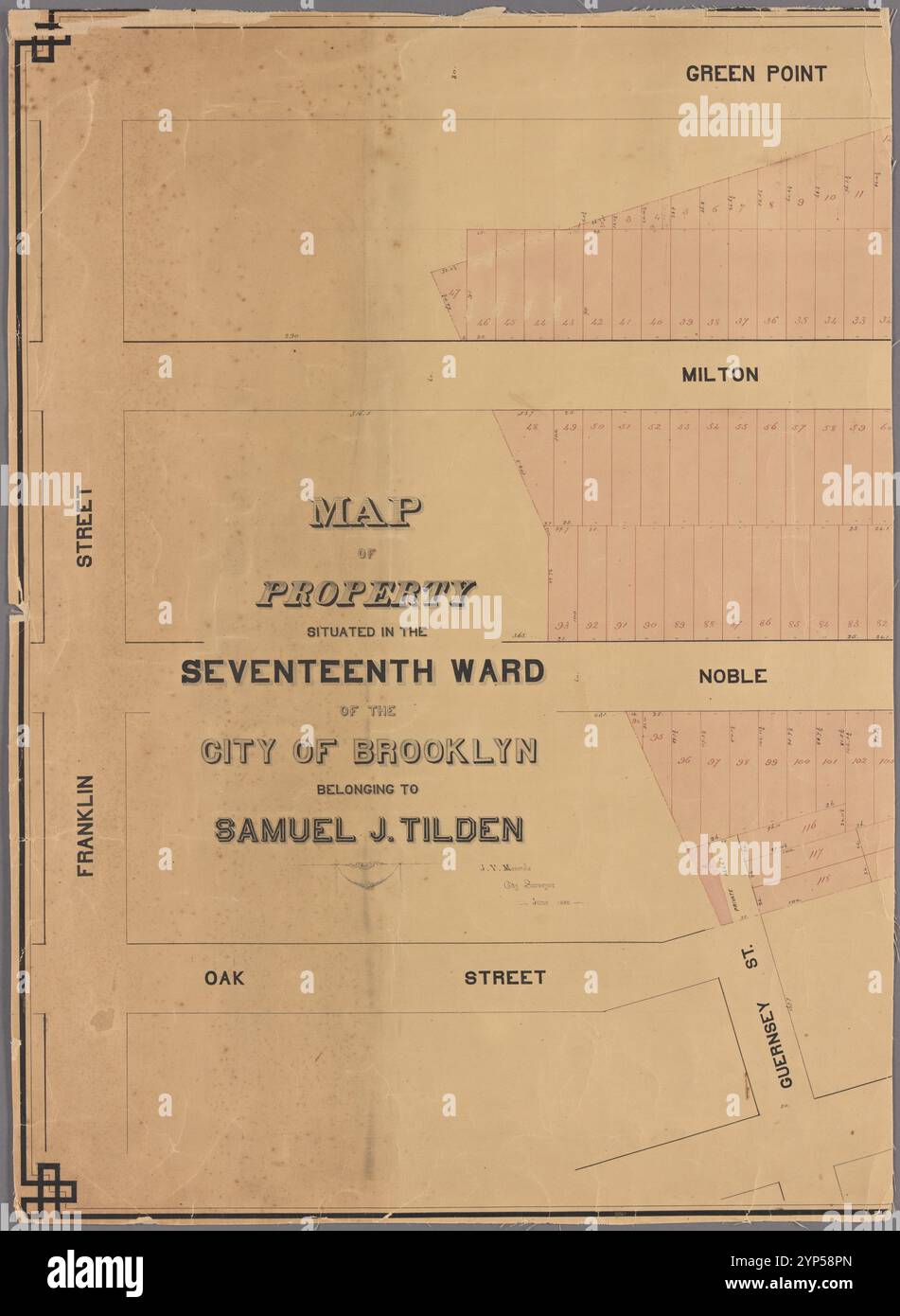 Map of property situated in the 17th ward of the city of Brooklyn ...
