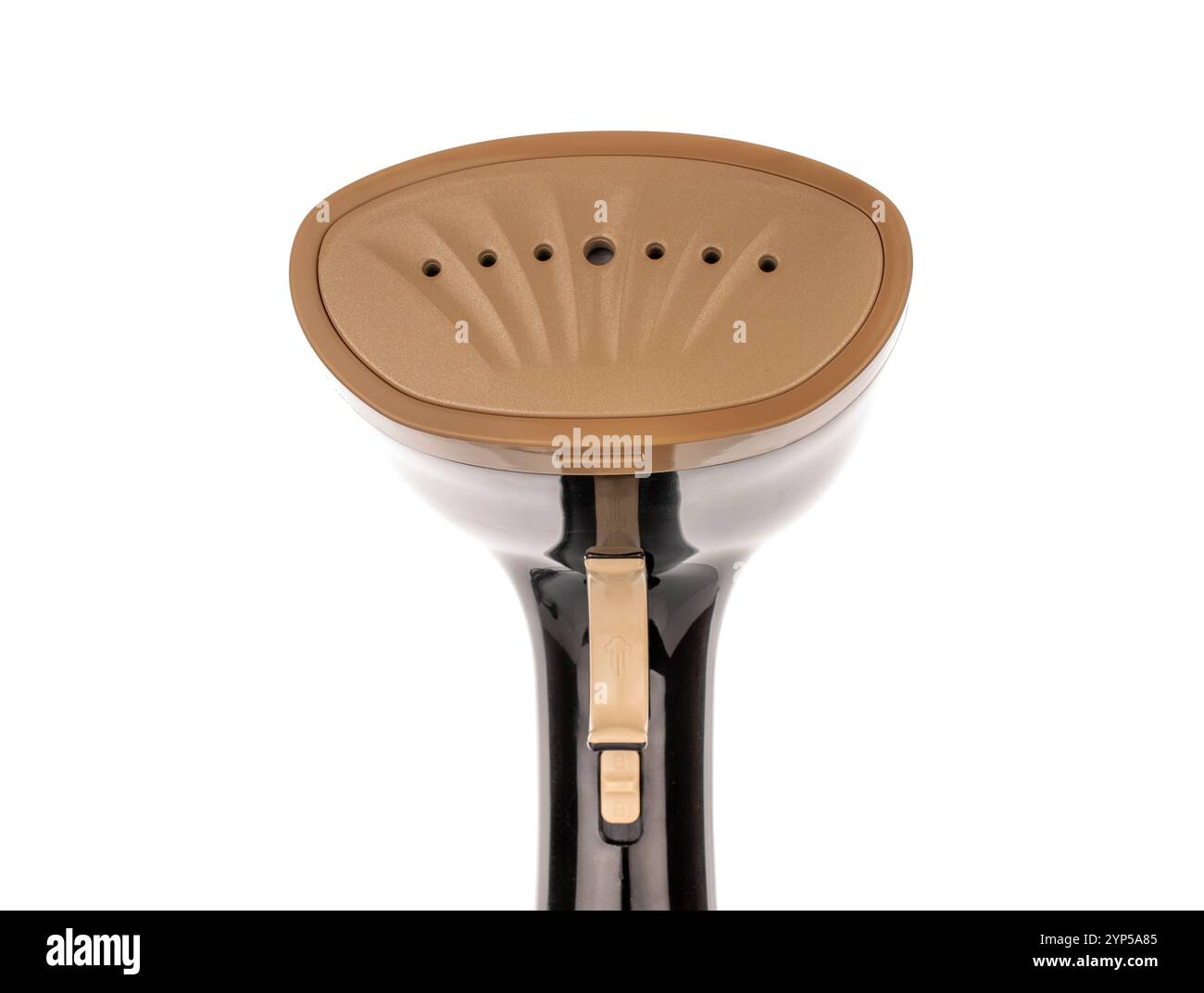 One electric steamer, close-up, isolated on white background Stock ...